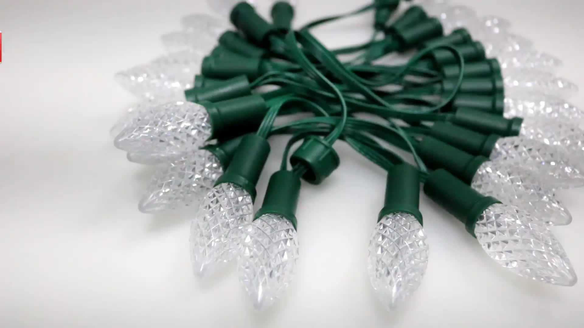 12v Ws2811 C9 Bulb Dmx Rgb Light Outdoor Led String Lights - Buy ...