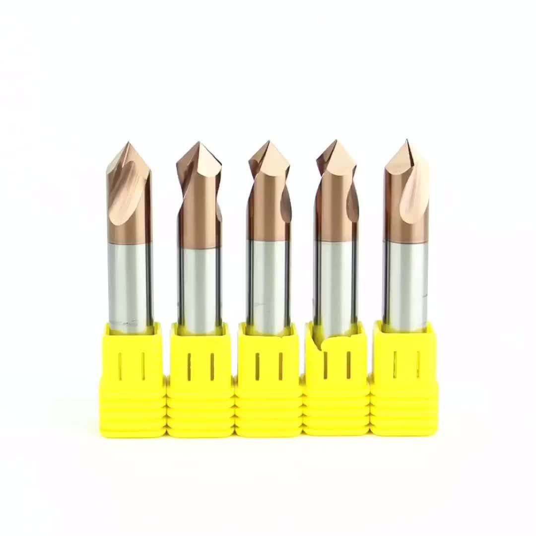 Rld Cnc Milling Cutting Tools Chamfer Cutter Spot Drill Bits 4x50mm 90 ...