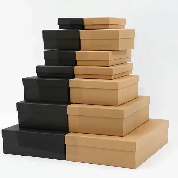 Small Mini Order Logo Printed Kraft Paper Lid And Tray Product ...