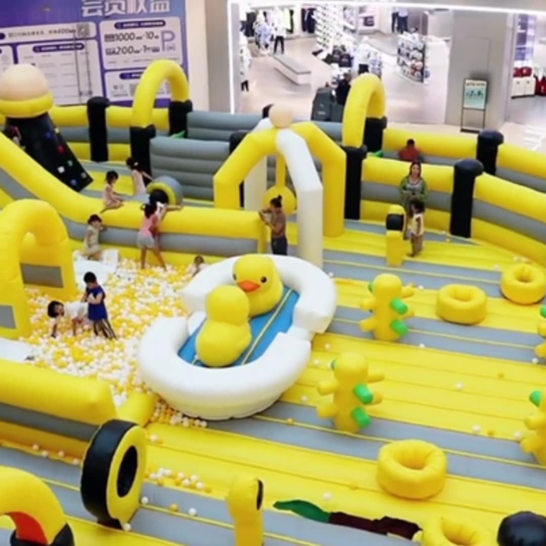 Custom Commercial Game Children Playground Bouncer Slide Combo ...