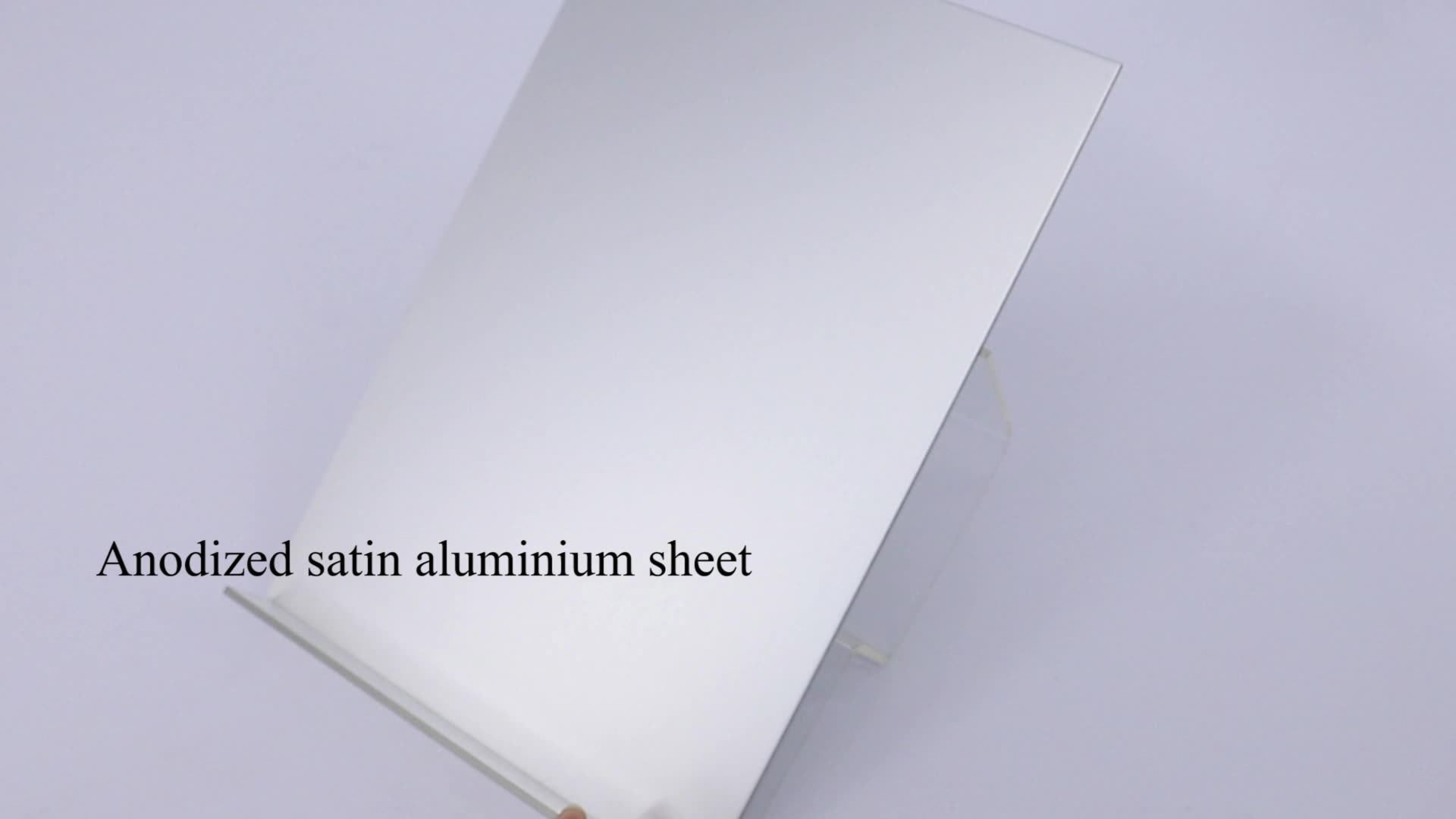 5005 Satin Anodised Aluminum Sheets Anti-fingerprint Anodizing Finish ...
