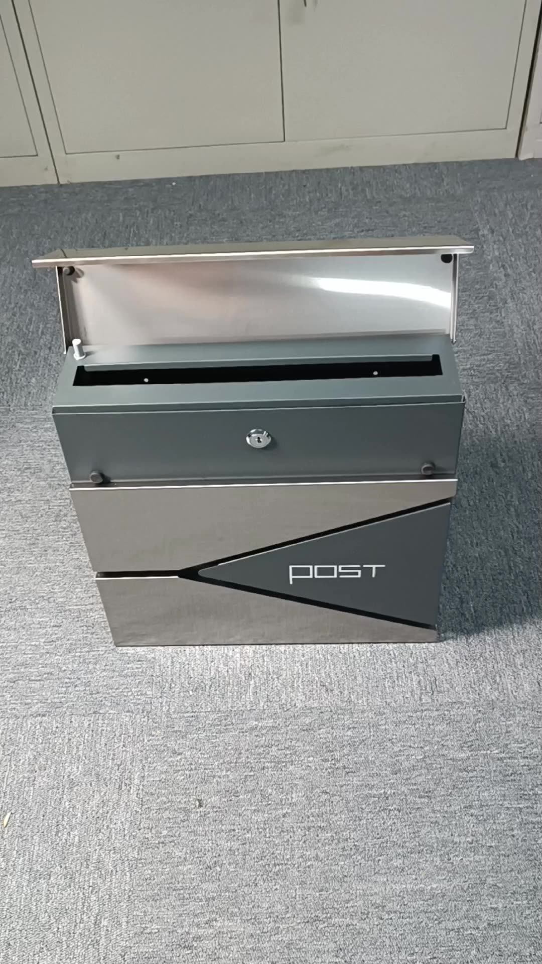 Modern Design Mailbox Outdoor Letter Storage Mailboxes Metal Mailbox ...