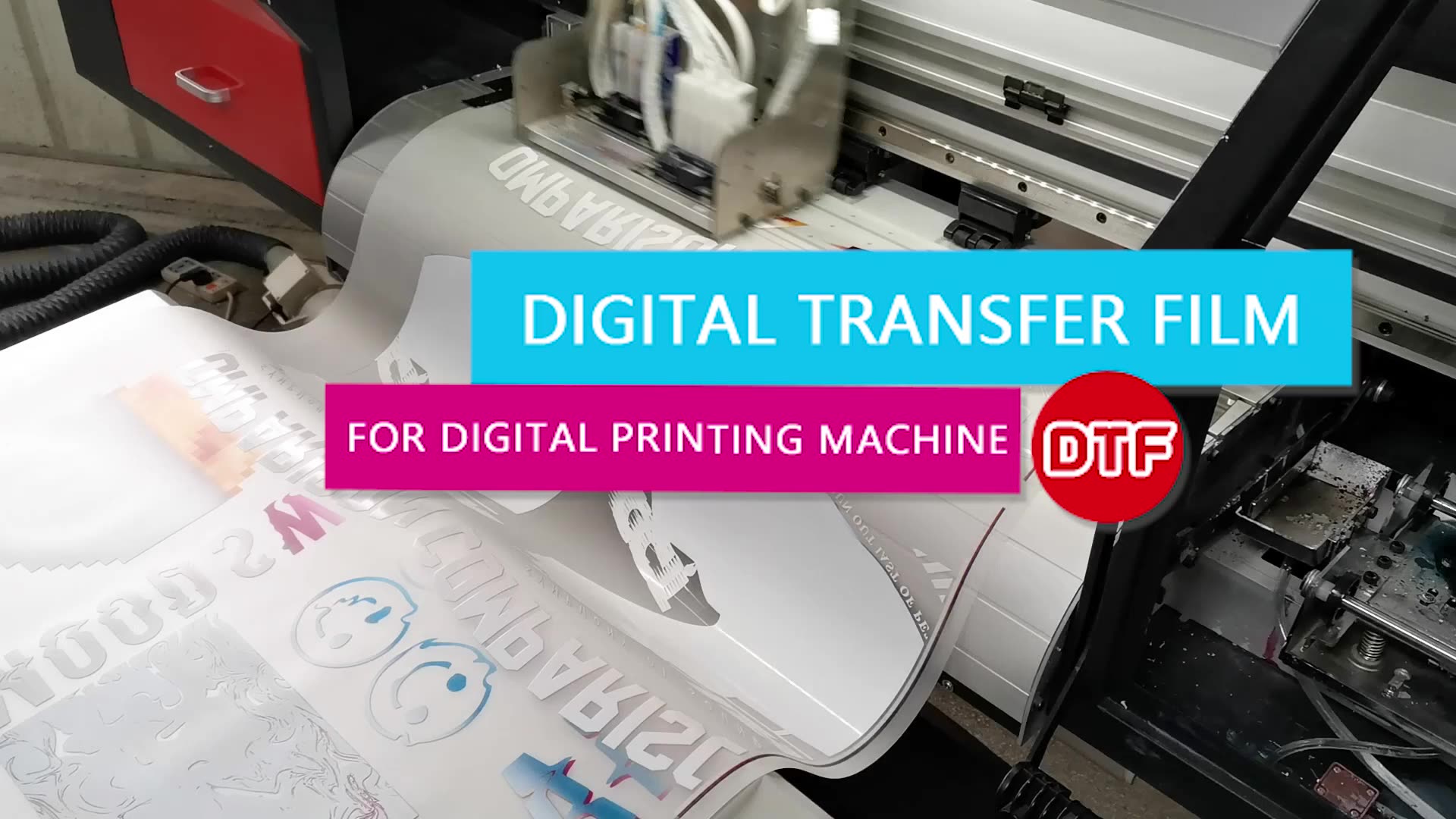 Custom Size A3 A4 A3+ 30cm 33cm 40cm 42cm Transparent Dtf Paper Pet Film Sheet Roll For Digital ...