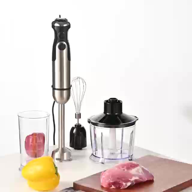 Electric Hand Blender Stick Set High Power Free Touchscreen Charger ...