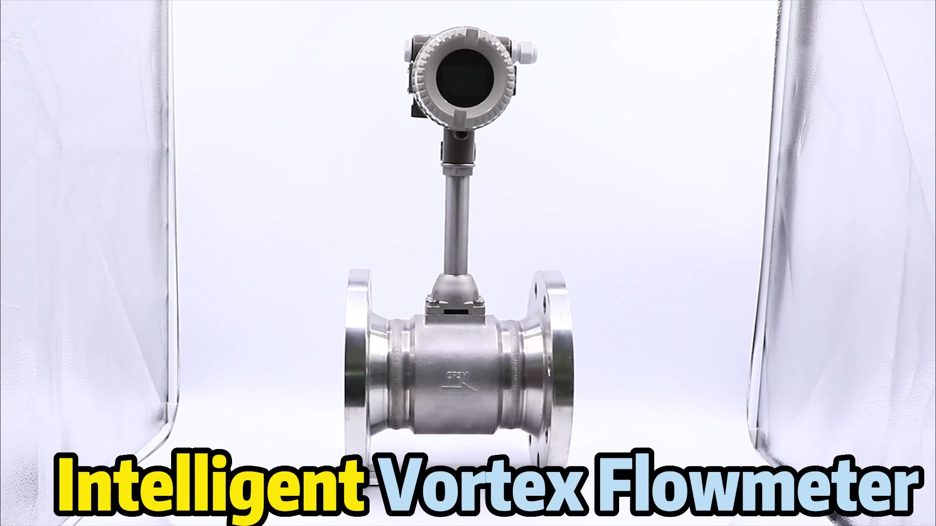 Digital Gas Flowmeter 2inch Pulse Output Vortex Flow Meter For Compressed Air Systems Steam Air ...