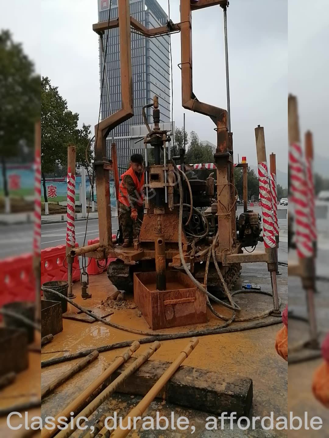 Factory Price 130m Small Portable Diamond Coring Cutting Farm Mine ...