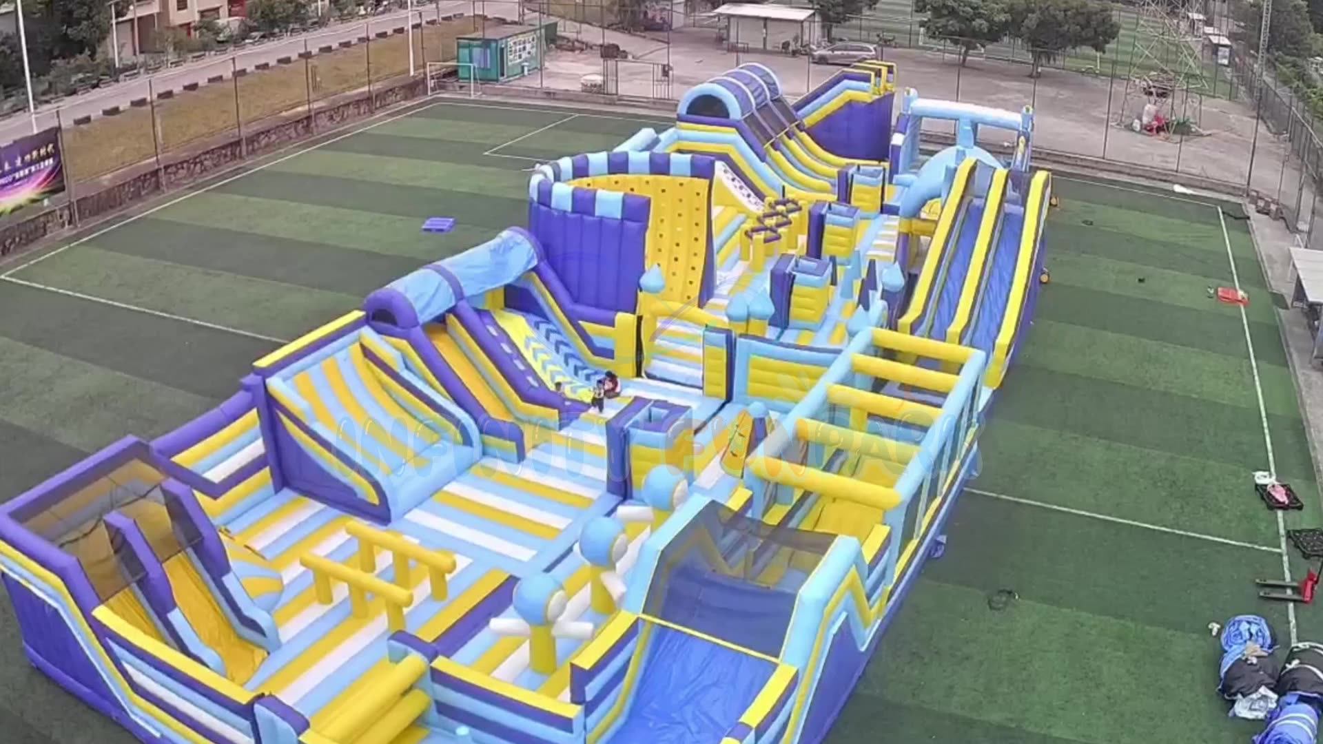 Customized Inflatable Sports Park Amusement Park Items Pop Obstacle ...