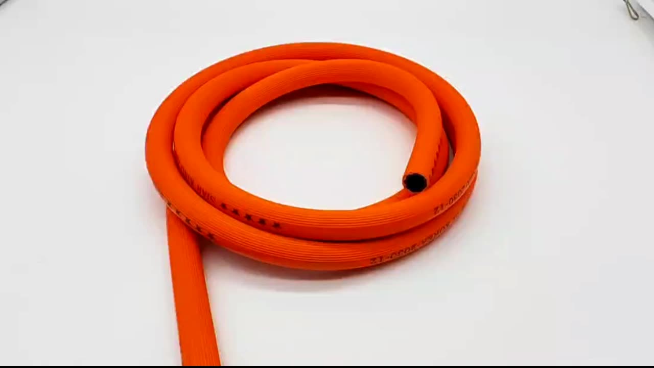 High Quality Orange Pvc Lpg Gas Hose Pipe Flexible Soft Orange Pvc Plastic Propane Gas Pipe ...