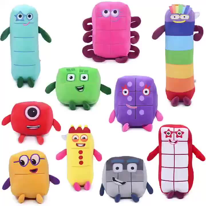 Wholesale Cartoon Numberblocks Plush Toy Stuffed Animal Soft Stuffed ...