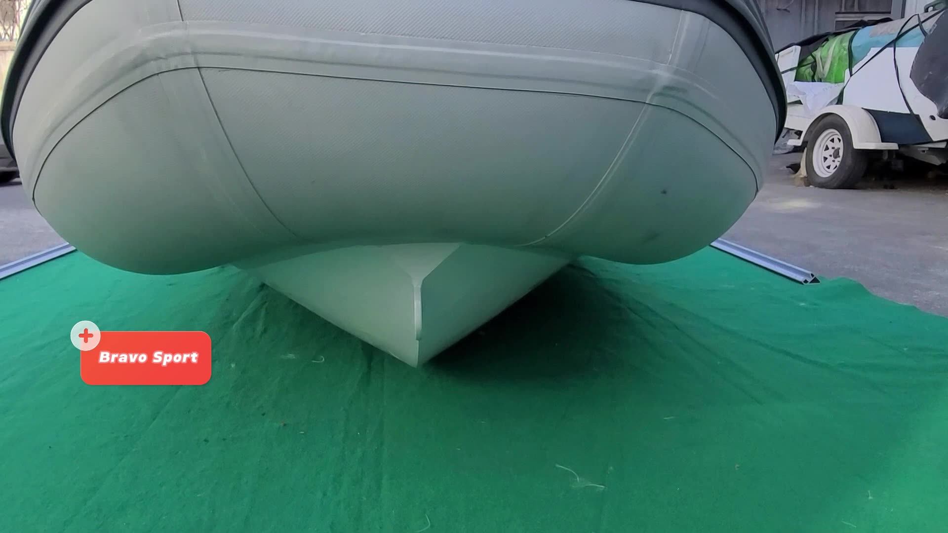 12ft Rib360 Orca Hypalon/pvc Semi-rigid Aluminum Open Fishing Boat For ...