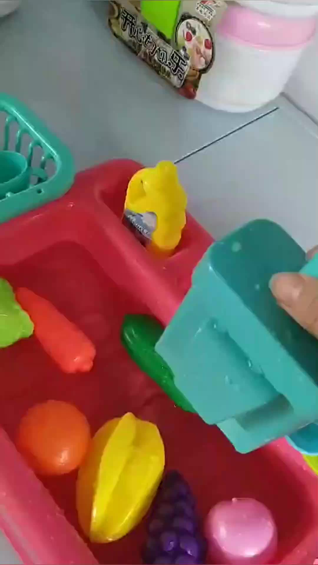 Dish Washing Basin Plastic Role Play Kitchen Play Set Toy Kids Cooking ...