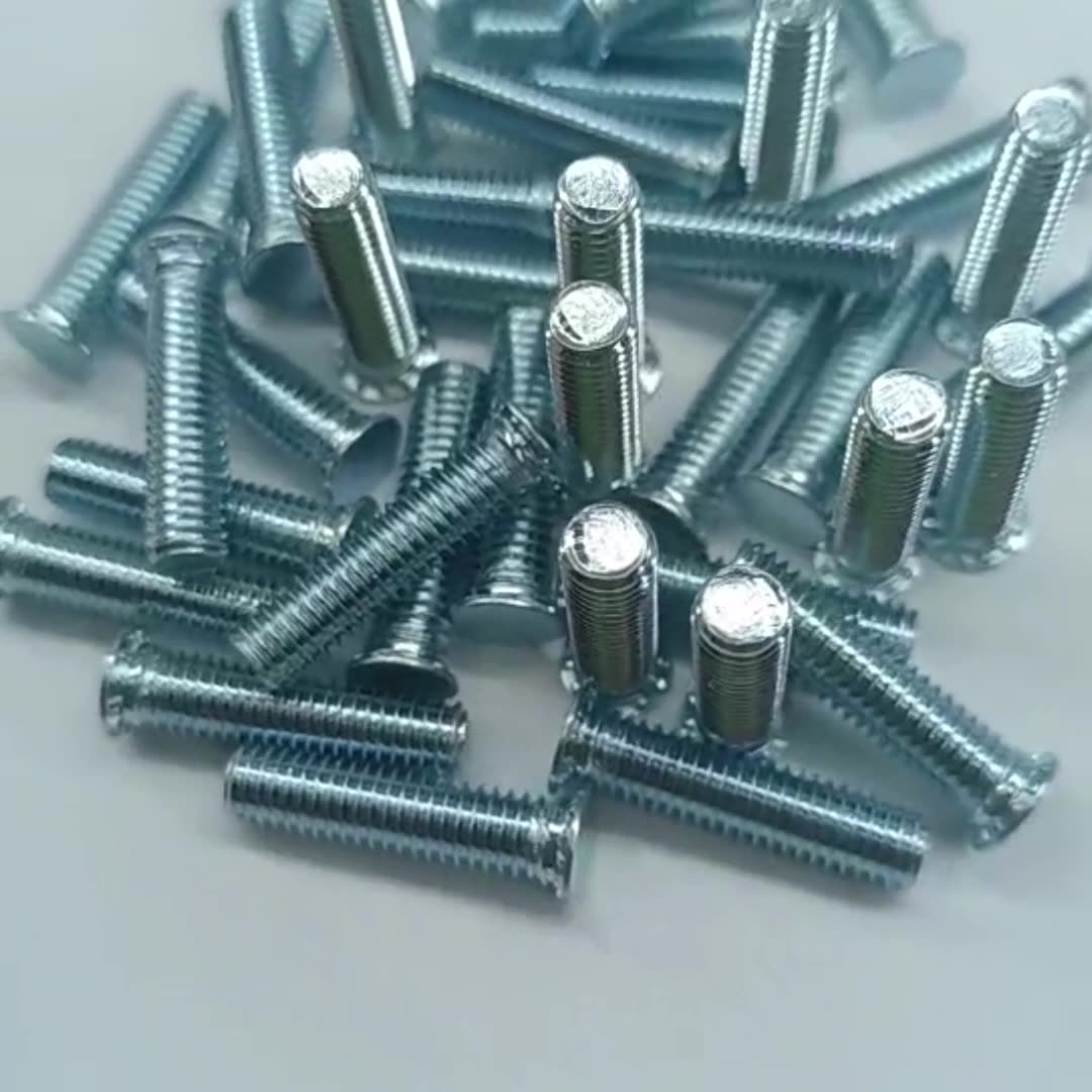 碳钢镀锌压铆螺钉压铆螺丝圆铆钉FH-M2-M2.5-M3-M4-M5-M6-M8-M10-阿里巴巴