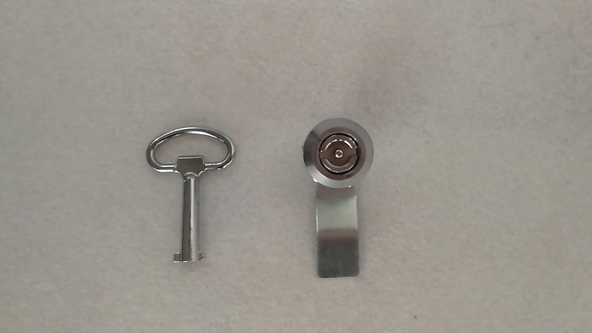 Ms705-1 Bright Chrome-plating Zinc Alloy Cylinder Cam Lock - Buy ...