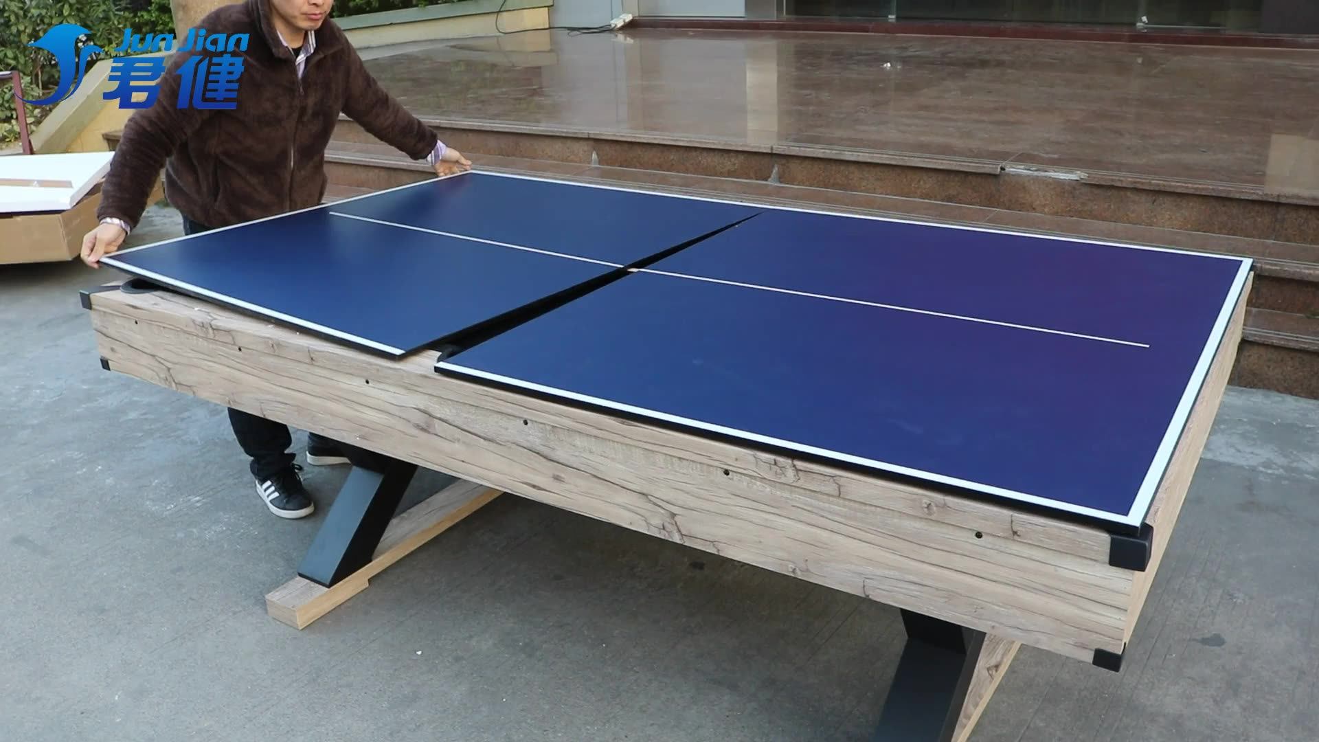 In Stock 7ft 3 In 1 Combo Multi Function Game Ping Pong Table/ Pool ...