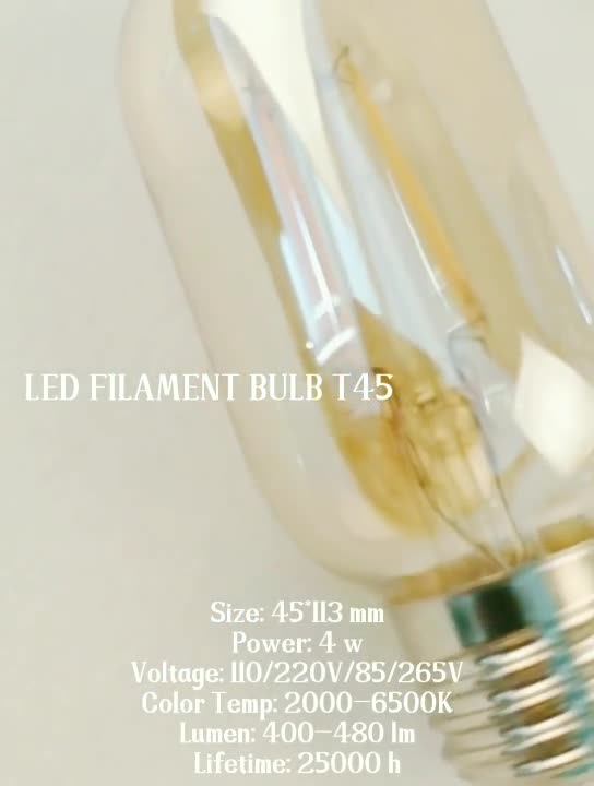 High Quality Tubular T35 T30 T45 Led Filament Bulb,T20 E14 Led Light ...