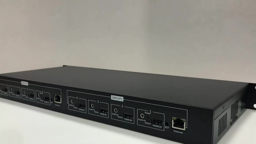 Zy-eh408 8 Channel Hdmi Video Encoder 4k H.264 1080p For Iptv Live ...