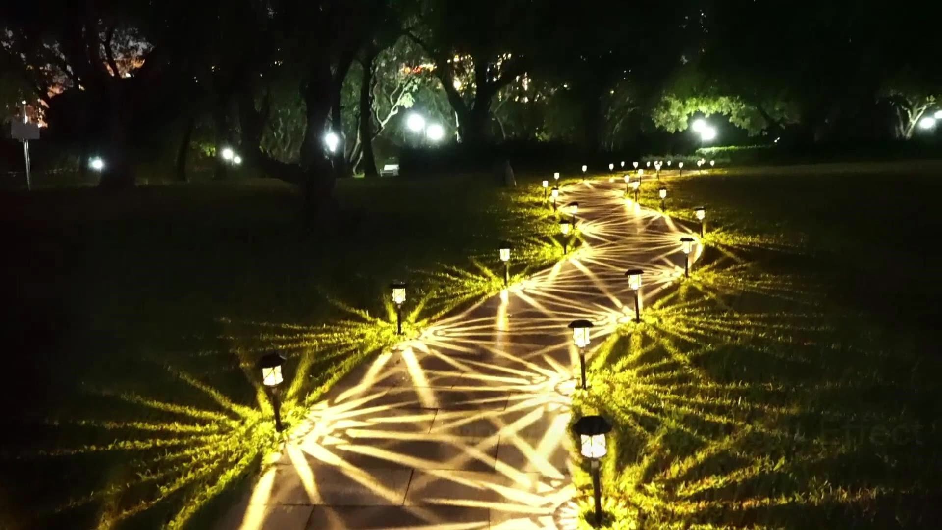 Decorative Exterior Led Solar Powered Landscape Outdoor Outside Garden ...