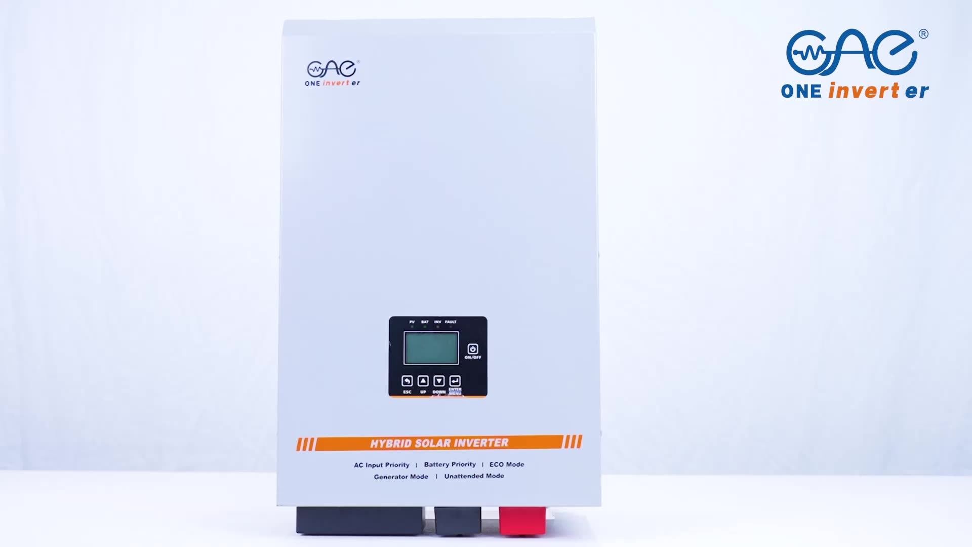Ampinvt 5kw Off Grid Single Phase Split Phase Hybrid Solar Inverter ...