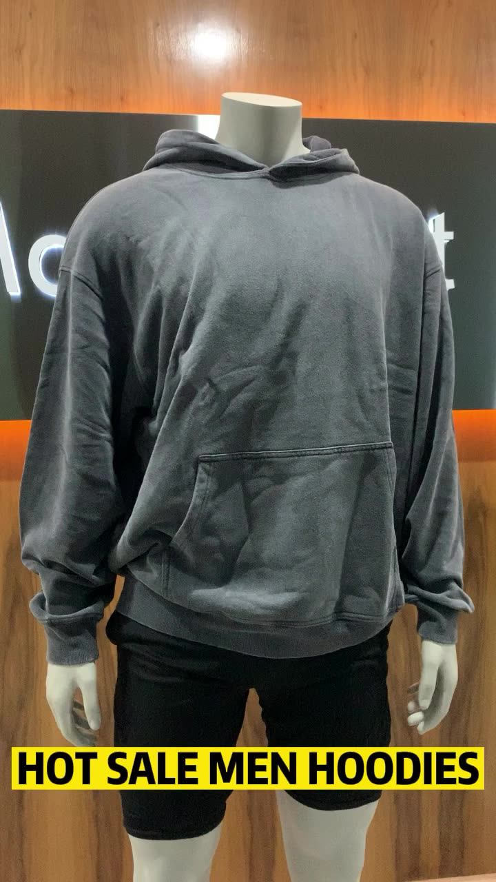 Oem Designer Brand Streetwear Heavy Washed Grey Hoodie Acid Wash ...