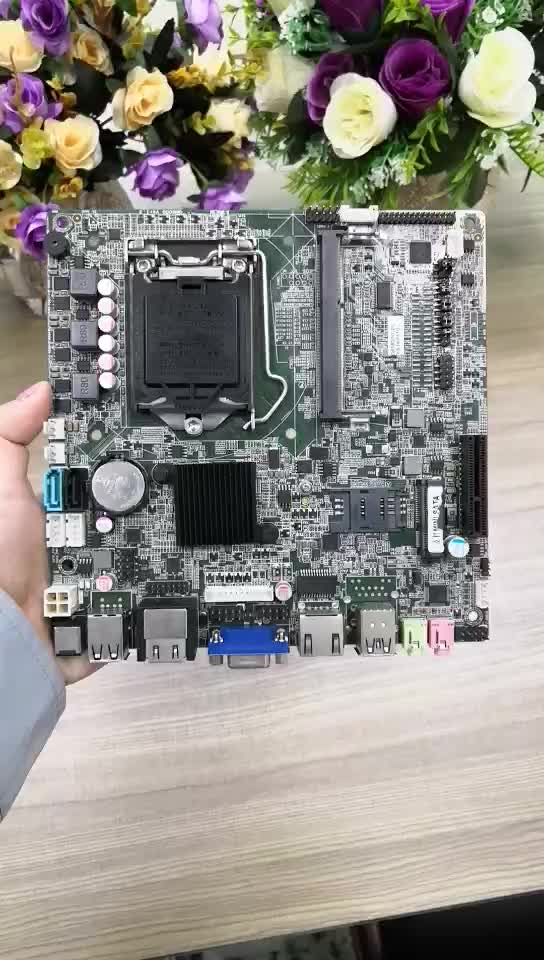 Mini Placa Mãe Itx Elsky,Placa Mãe Com Core I3 I5 I7 I5 4440 Processador Lga 1150,Pcie 4x Lvds ...