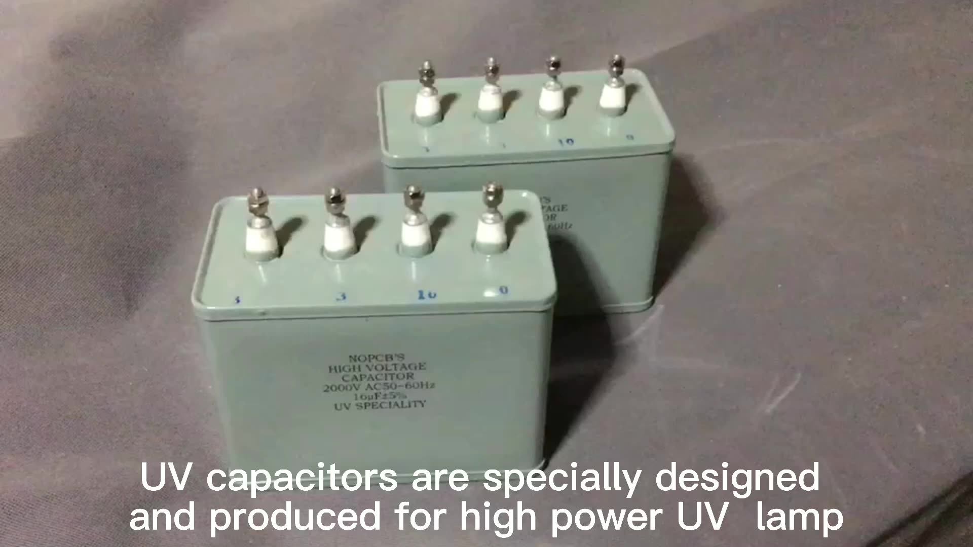 Capacitors for UV lamp in stock 2000VAC 2500VAC 15UF uv capacitor