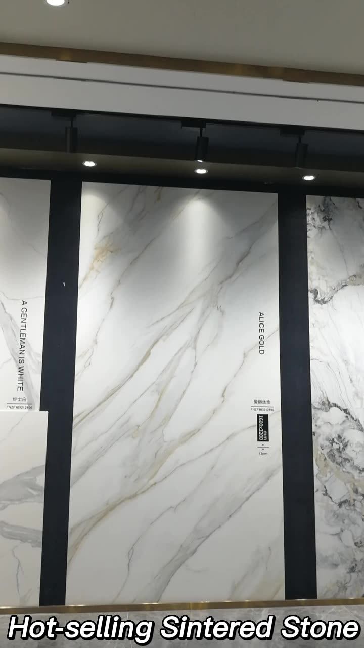 Dituo Sintered Stone Slabs King Large Slap Tiles Full Body Stripe Rock ...