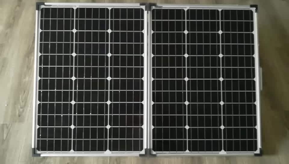 2 Units Of 60w Monocrystalline Photovoltaic Panel 12v Portable Solar ...