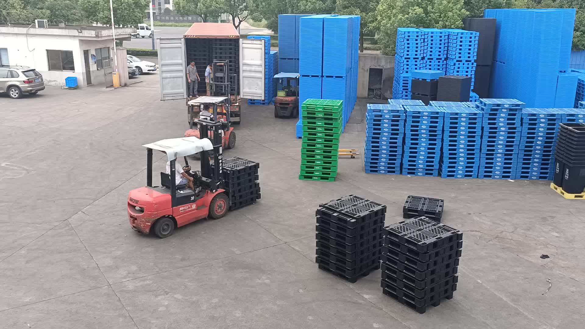 Food Grade Cold Storage Use 3 Skids Plastic Pallet,Plastic Shipping ...