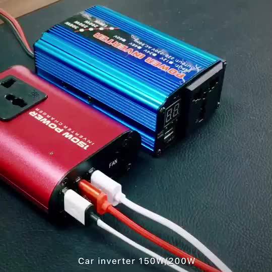 150 Watt 150w 200w 300w 12v To 220v Usb 5v 5a Dc To Ac Small Car Power ...