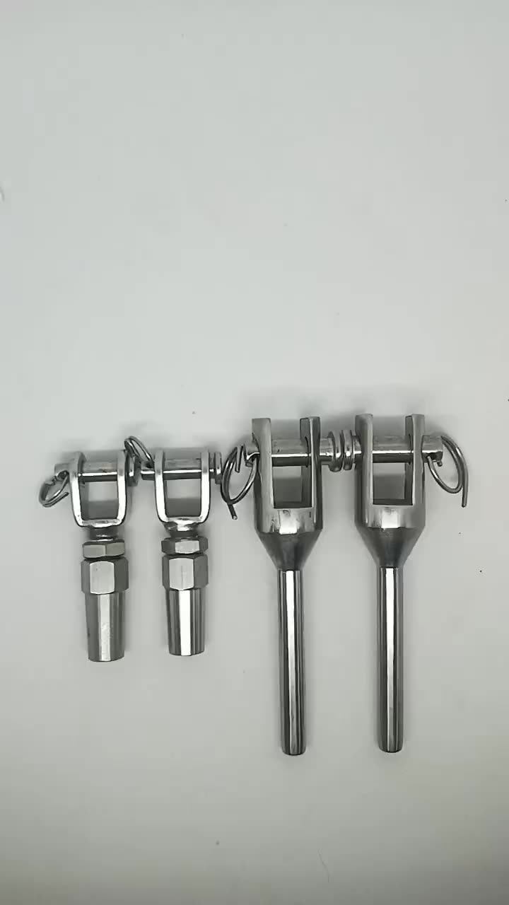 Top Quality Stainless Steel Ss304/316 Wire Rope Swagelss Terminal Jaw Rigging Terminal Quick ...