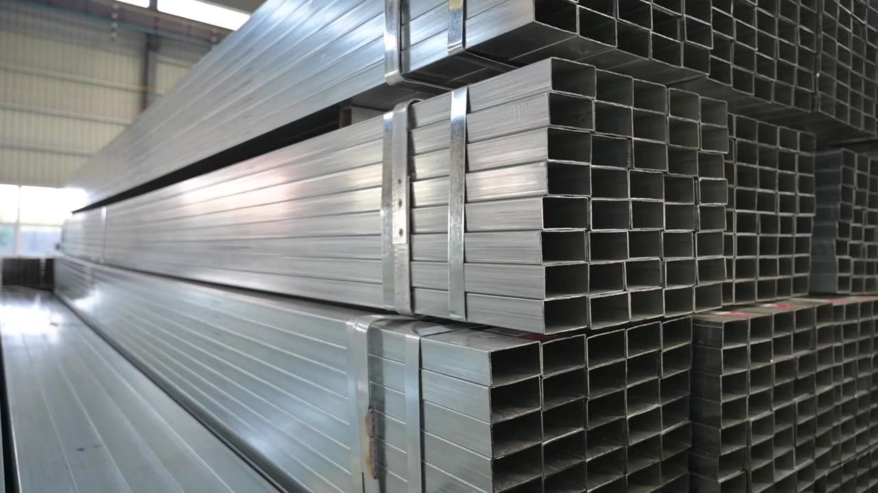 Factory 2x2 Galvanized Hollow Section 14 Gauge Tubing Tubular Iron ...