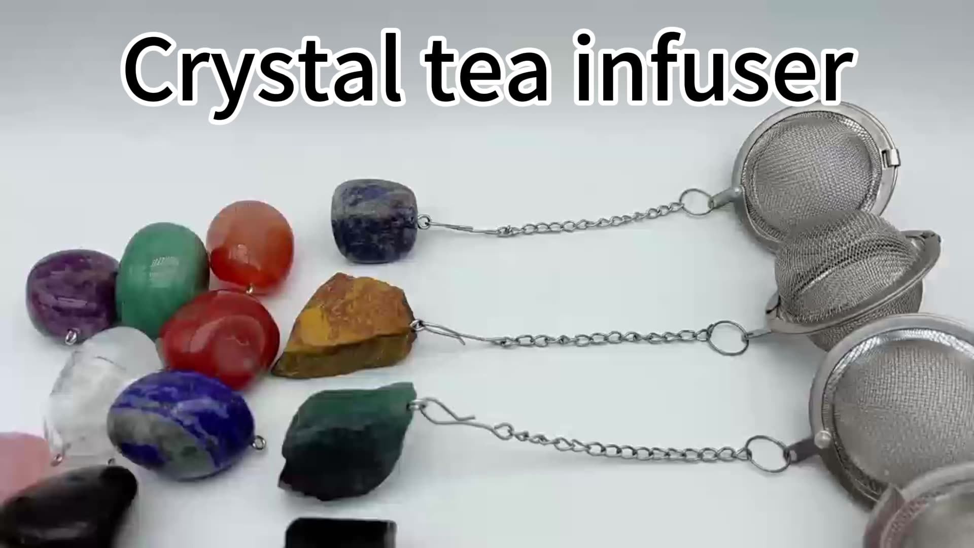 Wholesale Natural Healing Crystal Raw Stone Tea Strainer Food Grade ...