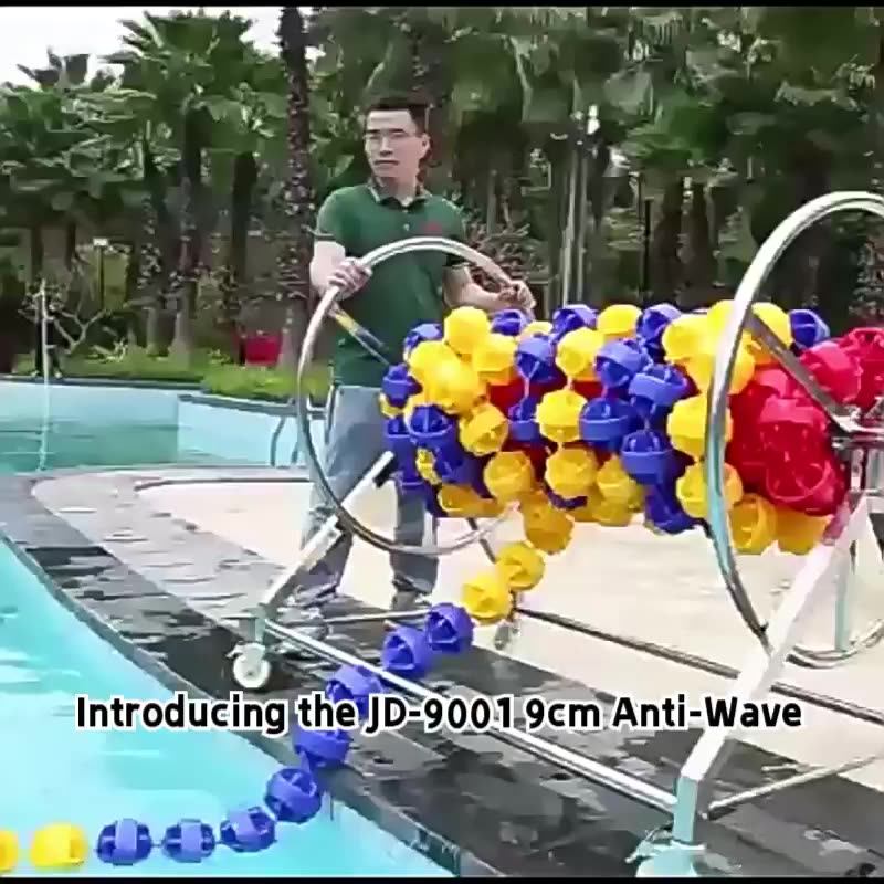 International Standard Anti-wave Plastic Swimming Pool Floating Line ...