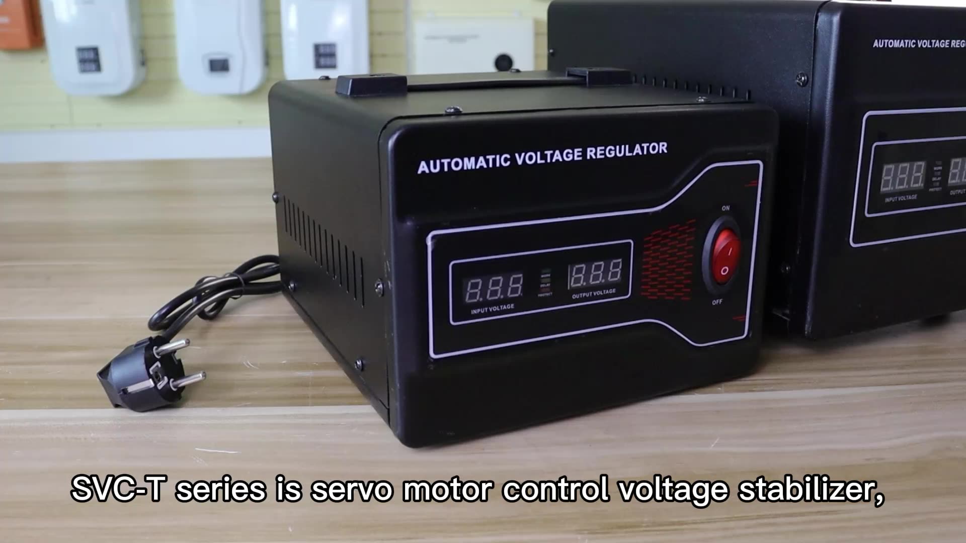 Svc-t 10kva Single Phase Servo Motor Type Tmux Brand Input 100-250v Automatic Voltage Regulator ...