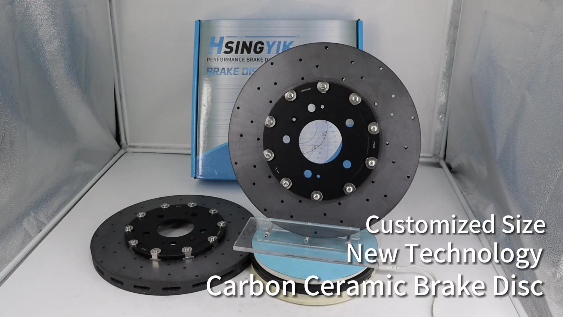 Hsingyik Sport Car Parts Rear Carbon Ceramic Brake Disc For Lamborghini ...