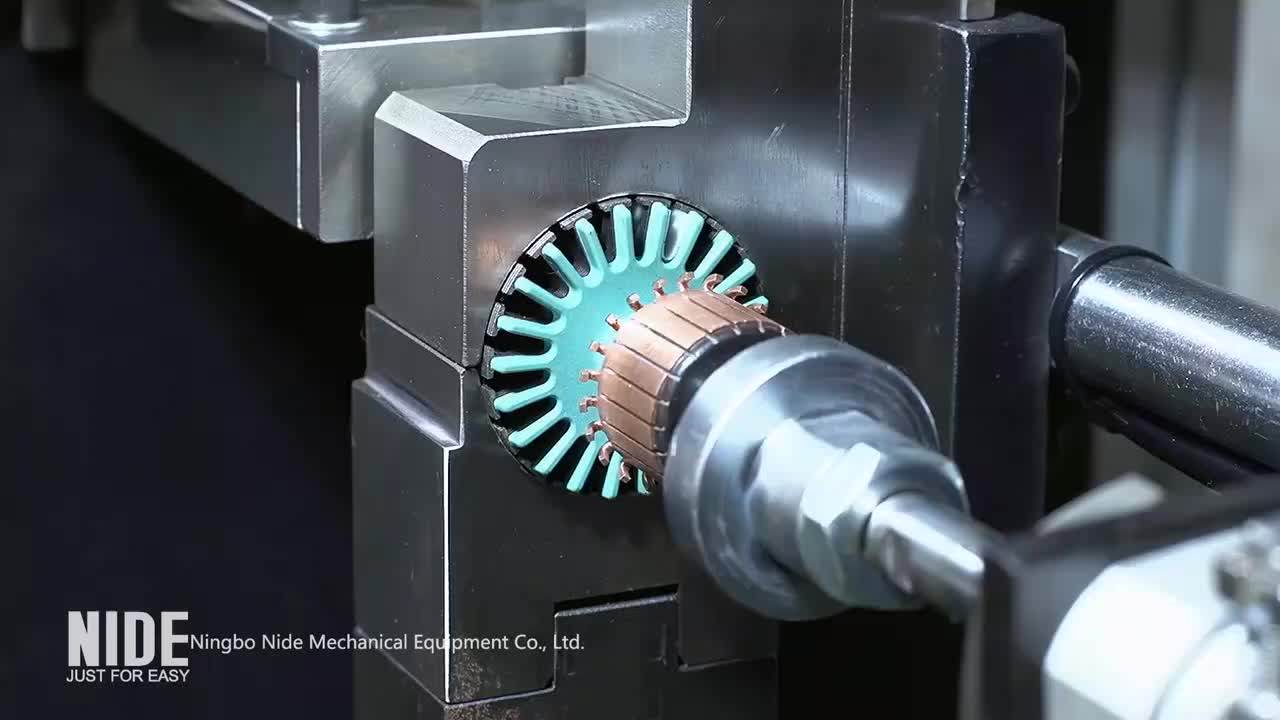 Electric Car Rotor Production Line Machine Motorcycle Motor Armature ...
