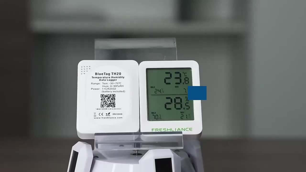 Real Time Smart Ble Temperature And Humidity Sensor - Buy Ble ...