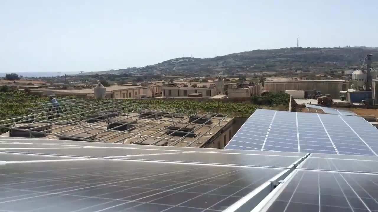 Bluesun Solar Power System Complete 3ph 380v 400v 415v Solar Panel 500 ...