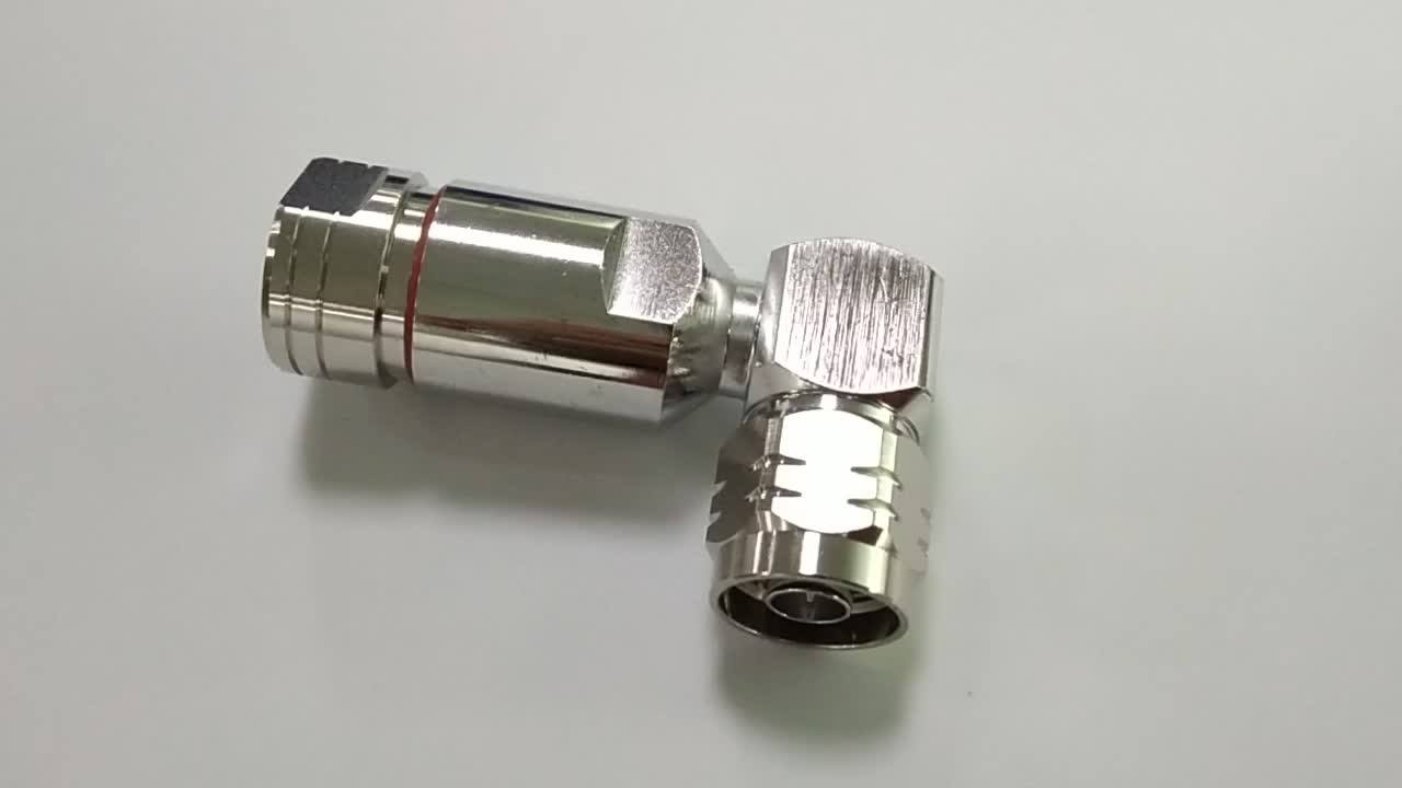 High Quality N Male Right Angle Rf Connector For 1/2" Low Loss - Buy N ...