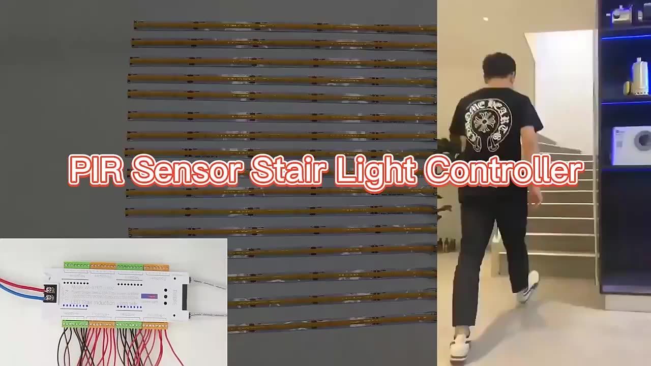 V2-step Led Stair Induction Controller System Motion Step With Sensor ...