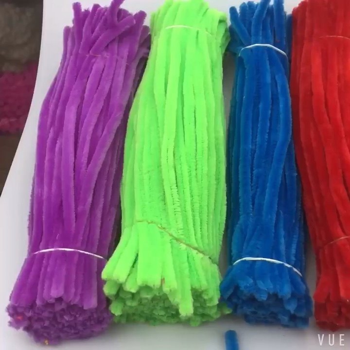 Craft Chenille Bumps Loopy Chenille Wire Chenille Stems For Kids Diy ...