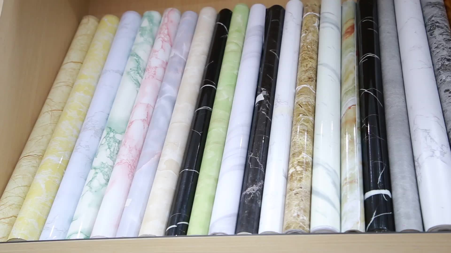 3d Contact Paper White Marble Stone Wallpaper For Kitchen Furniture ...