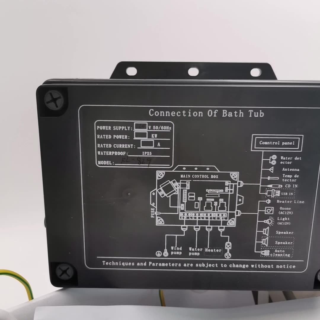 Sowo Modern Outdoor Spa Hot Tub Massage Bathtub Control Panel Kl-829 ...