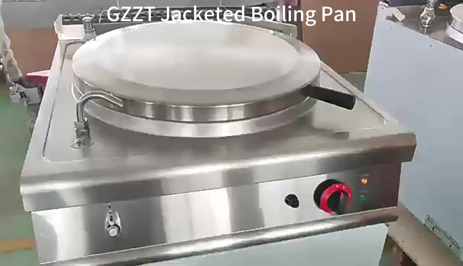 Commercial Kitchen Equipment Gas Electric Jacketed Boiling Cooking Pan ...