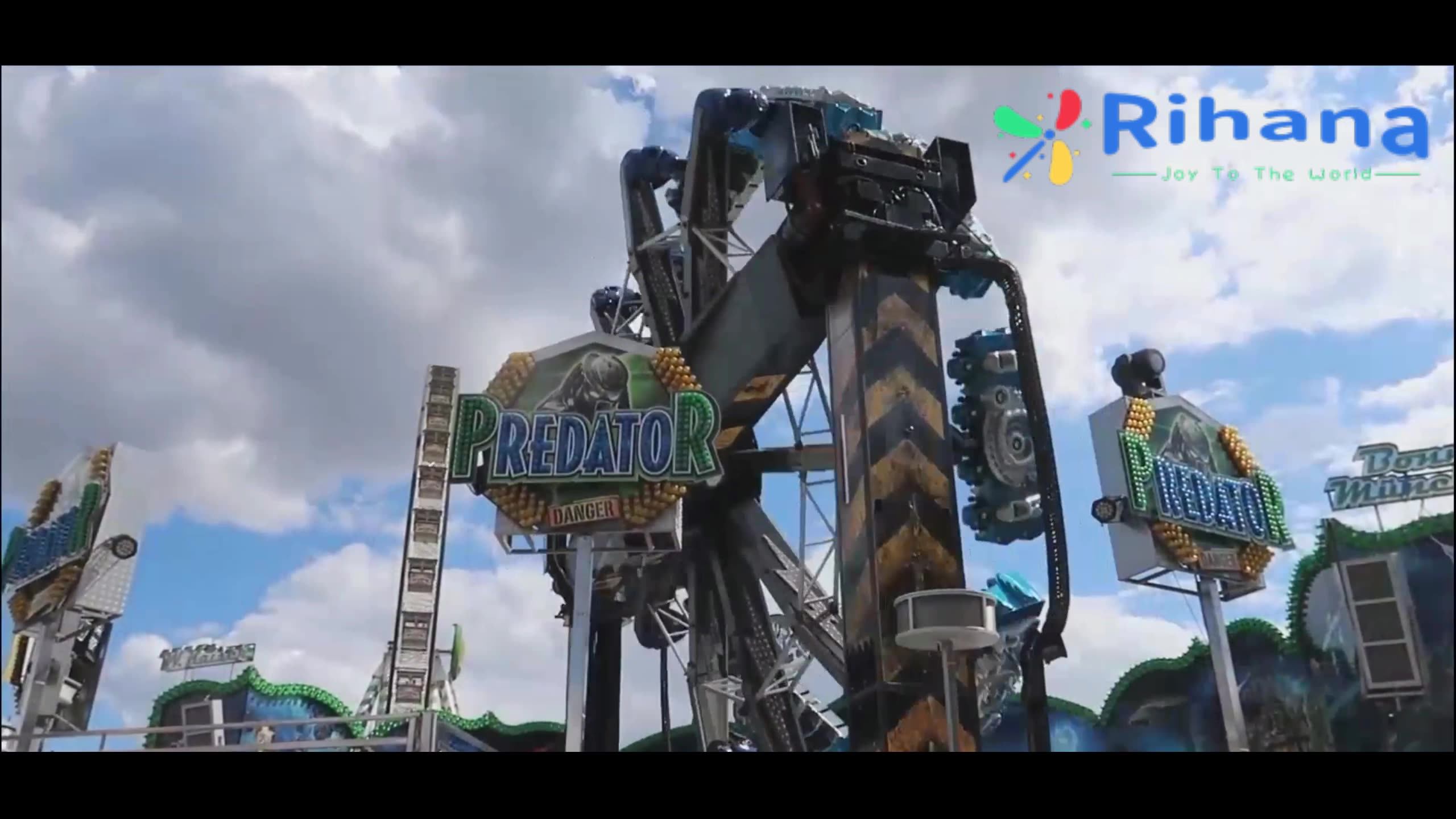 Amusement Park Attractions Extreme Rides 360 Degree 24 Seats Thrilling ...