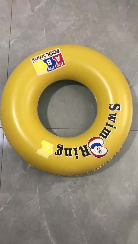 Inflatable Transparent Swimming Pool Floating Ring Thicken Pvc Sequins ...