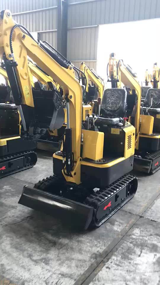 1 Ton Mini Excavator 0.8t Crawler Excavator 0.025 Bucket Capacity ...