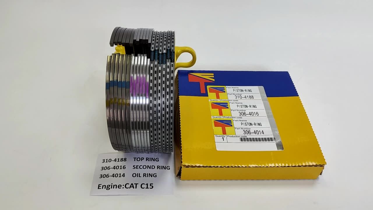Machinery Engine Piston Ring 306-4014 306-4016 310-4188 For Buildozer ...
