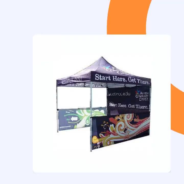 Outdoor Aluminum Custom Printing Advertising Folding Pop Up Tent - Buy ...