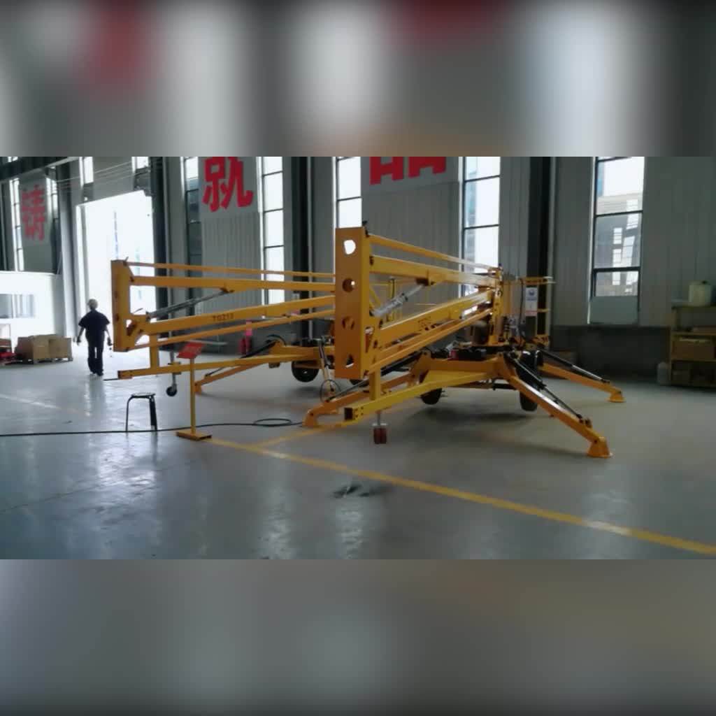 1 Ton 10m Articulating Small Aerial Lifts Articulated Hydraulic Crawler ...